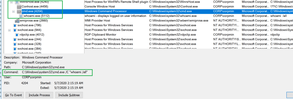 WS-Management COM: Another Approach for WinRM Lateral Movement – bohops